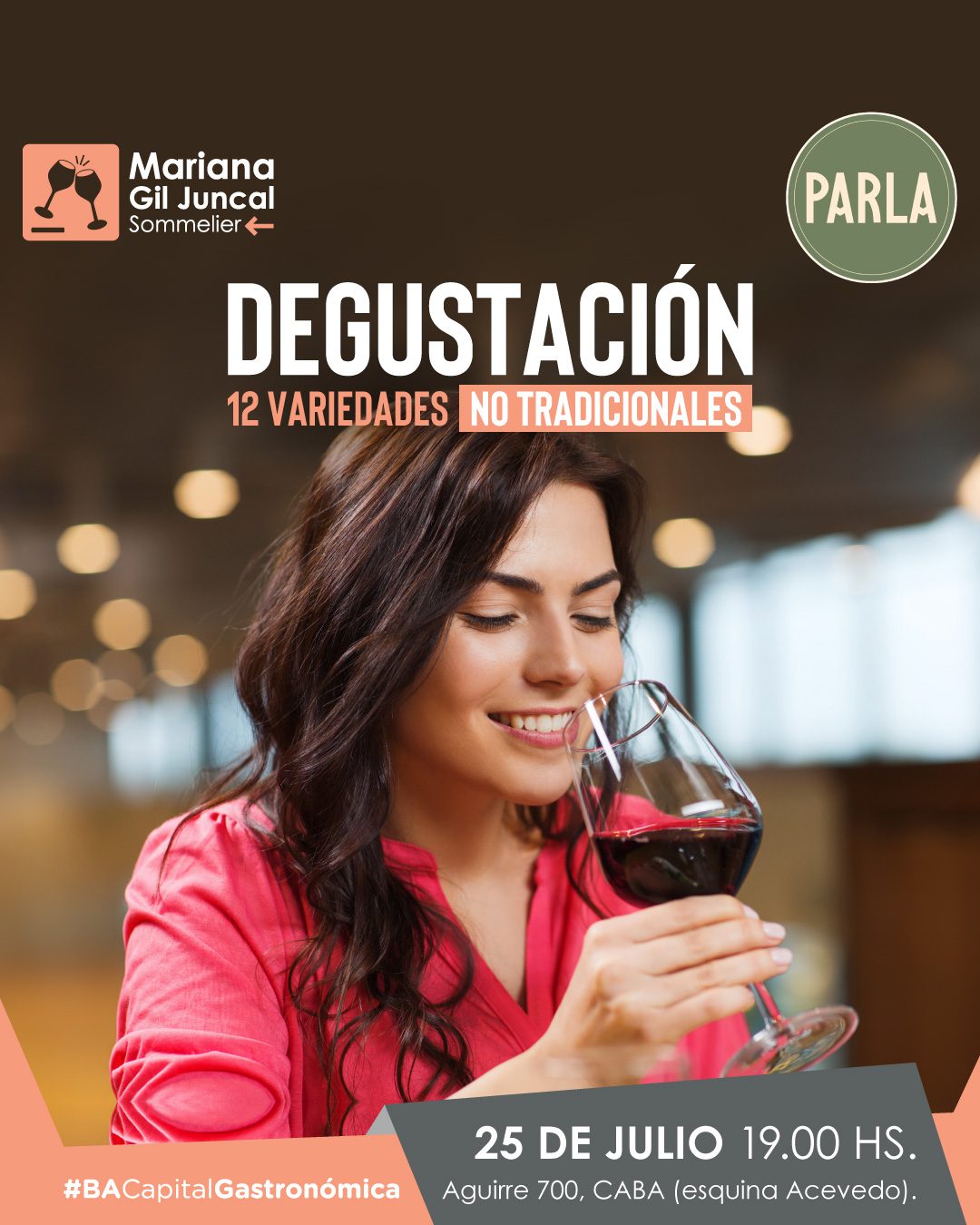 Degustación de 12 variedades no tradicionales - Mariana Gil Juncal